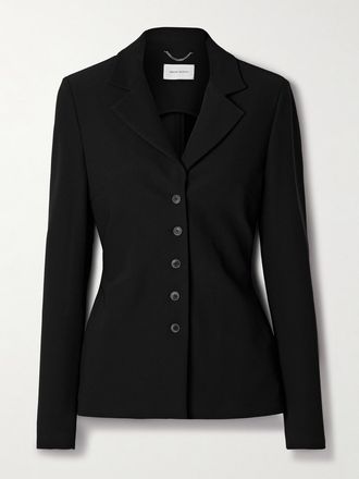 Magda Butrym Blazer Aus Twill - Schwarz