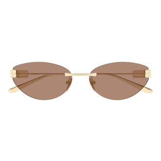 Balenciaga Sonnenbrille Soft Cat-Eye - - Accessories - Damen - Gelb - ONE SIZE