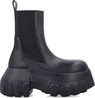 Rick Owens Mega Tractor Bottes en Cuir - Femme - Chaussures - Noir - Taille: 40 EU