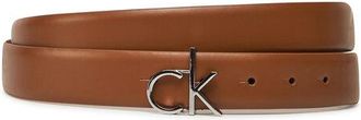 Calvin Klein Damengürtel Ck Buckle Belt 3.0_Smooth K60K613156 Braun