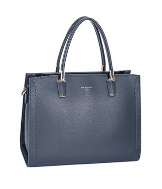 David Jones Paris - Sac Cabas Port&eacute; main Femme Ville - Sac &agrave; main Similicuir Taille Grande - 3 Compartiments - Chic El&eacute;gant Pratique (Bering Sea)