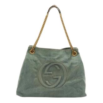 Gucci Pre-owned Denim Shoulder Bag - - Pre-owned - Damen - Blau - ONE SIZE