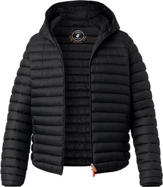 Save The Duck Herren Steppjacke schwarz Mikrofaser unifarben