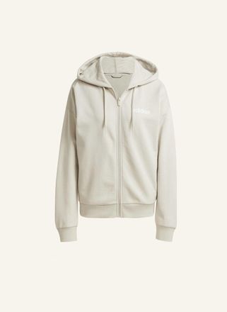 adidas Essentials Linear French Terry Kapuzenjacke beige