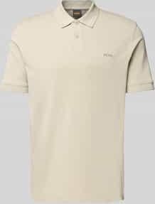 Boss Orange by Hugo Boss Regular Fit Poloshirt mit Label-Stitching Modell Interlock