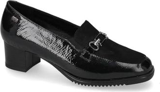 Valleverde Mocassins Femme 36379B Cuir Noir Chaussures Casual, Noir, 38 EU