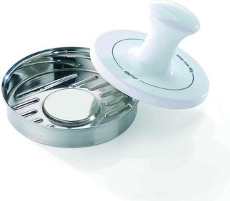 GEFU 15410 Hamburgerpresse SPARK - Burgerpresse aus Edelstahl - Hamburgerformer f&uuml;r Burger und Patties