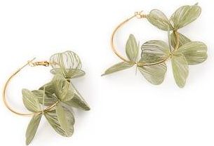 Au Printemps Paris Boucles doreille cr&eacute;oles fleurs