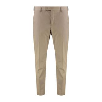 PT01 Klassisch geschnittene Anzughose - - Trousers - Herren - Beige - M