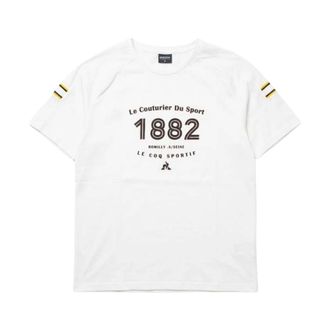Le Coq Sportif Homme, Tops, Blanc, Taille: M Heritage LF Tee S