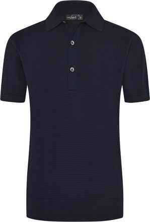 van Laack Leichtes Strick-Poloshirt aus Baumwolle in