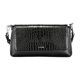 Calvin Klein Femme, Sacs, Noir, Taille: ONE Size Sac bandouli&egrave;re convertible effet croco