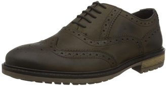 Silver Street London Herren Central Brogue-Schuhe, grau, 46.5 EU