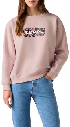 Levi's Damen Gr Everyday Crew Sweatshirt, Lse_Gab Rose Bw Fill, 38