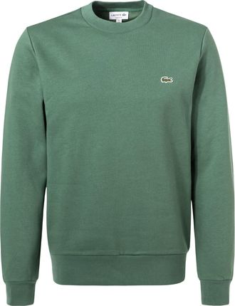 Lacoste Herren Sweatshirt grün unifarben Classic Fit