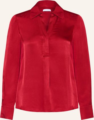 Hobb's Blusenshirt Marie Aus Satin rot