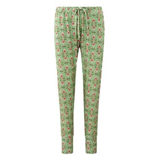Pip Studio Damen Leggings Loungewear Hose Bobien Long Trousers Jabalini, Farbe:Grün, Artikel:-400 Green, Größe:2XL