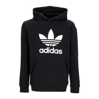 adidas Klassischer Trefoil Hoodie Leichter Pullover - - Sport - Herren - Schwarzk - L