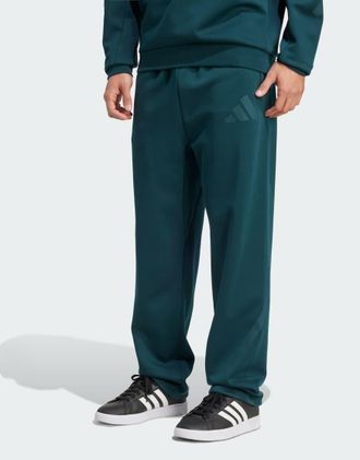 adidas adidas Performance - Adidas Z.n.e - Pantalon à ourlets ouverts - Vert lierre