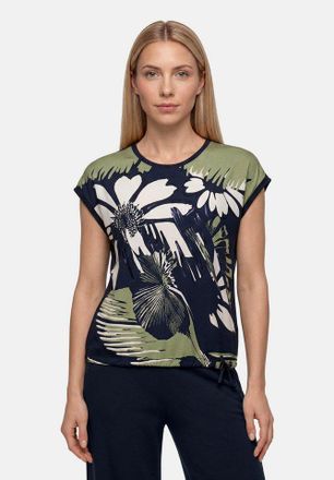 Betty Barclay Kurzarmshirt Damen mit Tunnelzug (1-tlg)
