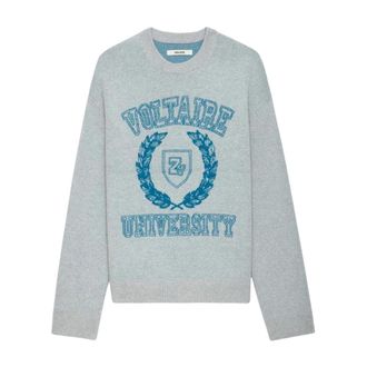 Zadig&Voltaire Pull Marko - Homme - Sweatshirts et sweats &agrave; capuche - Gris - Taille: M