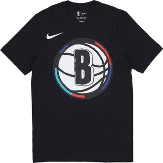 Nike Brooklyn Nets NBA Logo Tee Schwarz - - Sport - Herren - Schwarzk - S