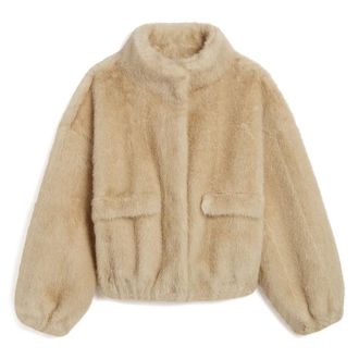 Apparis Bomber Iris Shaved Mink Apparis