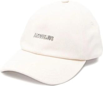 Jacquemus Caps & M&uuml;tzen - Beige Cap With Curved Peak - Gr. 58 - in Beige - f&uuml;r Damen
