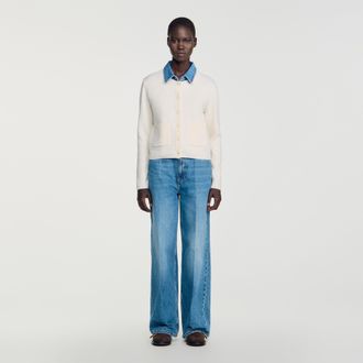 Sandro Cardigan effet 2 en 1