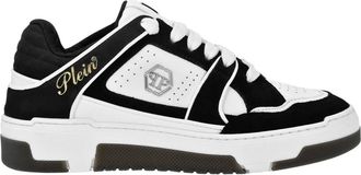 Philipp Plein unisex, Chaussures, Blanc, Taille: 41 EU Hexagon Lo-Top Baskets