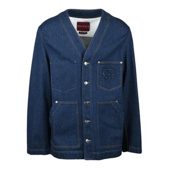 Gucci Herren, Jacken, Blau, MGr&ouml;&szlig;e