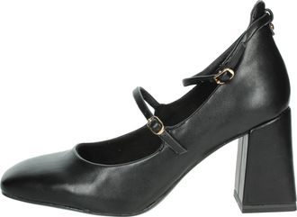 Tamaris Damen Pumps Blockabsatz Vegan; BLACK MATT, EU 37