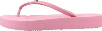 Tommy Hilfiger Repeat Logo Platform Flip-Flops - - Shoes - Damen - Rosa - 40 EU