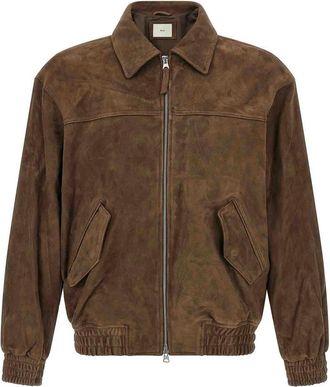 Dunst Manteau En Cuir - Marron