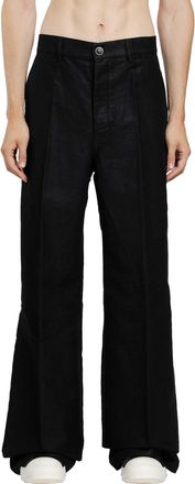Rick Owens Tower Work Pants in Ramie Moleskin