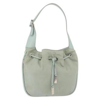 Gucci Pre-owned Vintage Canvas Bucket Bag - - Pre-owned - Damen - Gr&uuml;n - ONE SIZE