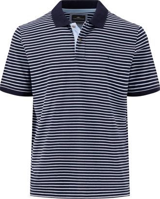 Fynch-Hatton Poloshirt aus Baumwolle in Streifenoptik Navy/M