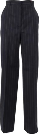 Max Mara Femme, Pantalons, Bleu, Taille: 38 FR Pantalone lungo Enfasi