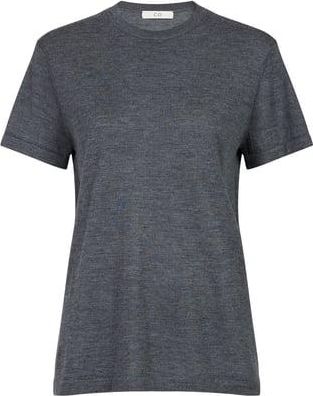 Co T-shirt &agrave; col rond en cachemire