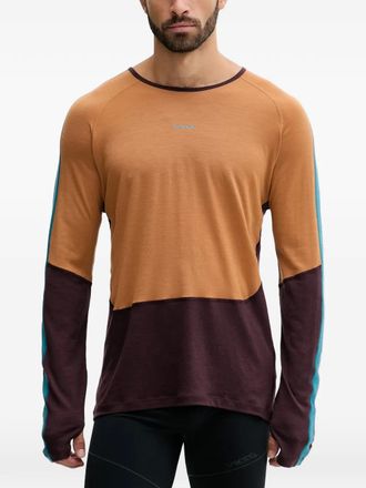 Icebreaker v&ecirc;tements de ski &agrave; design colour block - Marron