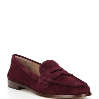 Ralph Lauren Mokassin aus Wildleder - - Shoes - Damen - Rot - 36 EU