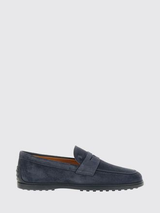 Tod's Mocassins penny en cuir su&eacute;d&eacute; avec logo T Timeless