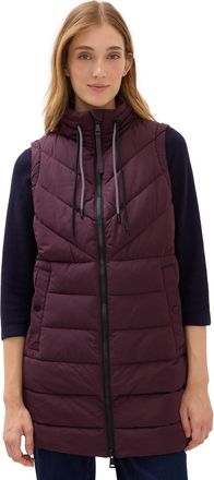 Cecil Damen Lange Steppweste