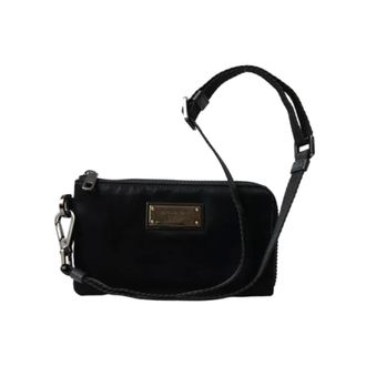 Dolce & Gabbana Pre-owned Tissu trousses-de-toilette - Femme - Pre-owned - Noir - Taille: ONE Size