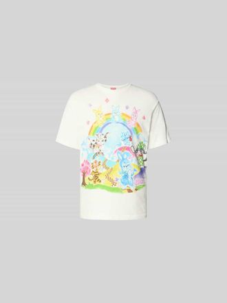 Kenzo T-Shirt mit Allover-Motiv-Print