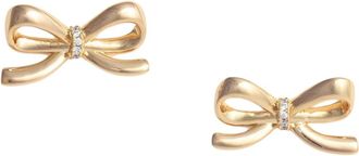 Self Portrait Femme, Accessoires, Jaune, Taille: ONE Size Bow Earrings