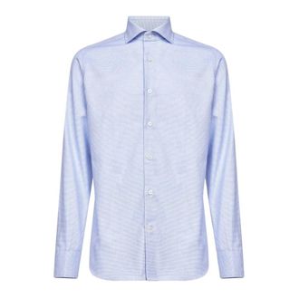 D4.0 D4.0 Hemd - - Shirts - Herren - Blau - XL