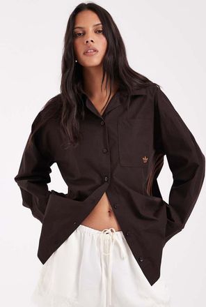 adidas Originals Langarmhemd in Braun