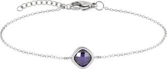 Tamaris Bracelet - Elegantes Armband aus poliertem Edelstahl - Silber - Ankerkette verstellbar bis 21 cm - wasserfest & hautfreundlich