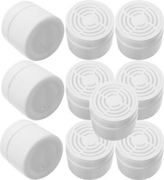 DOITOOL 10 St&uuml;ck Nachf&uuml;llbare Duftbox mit Hohlkappe Kunststoff deodorantbeh&auml;lter f&uuml;r Schlafzimmer Wohnzimmer Schrank Geruchsentfernung Luftauffrischer Wei&szlig;